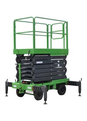 China AC380V 12m Mobile Scissor Lift Tables Customizable for sale