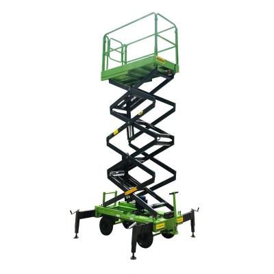 China 11 Meters Hydraulic Lift Platform Scissor Lifting Table For Aerial Work With Overload Safety Protection Device for sale