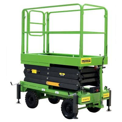 China 11 Meters Hydraulic Lift Platform Scissor Lifting Table For Aerial Work With Overload Safety Protection Device for sale