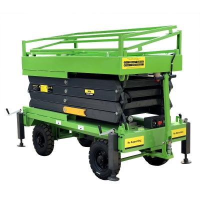 China 11 Meters Hydraulic Lift Platform Scissor Lifting Table For Aerial Work With Overload Safety Protection Device for sale