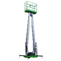 China 6m Platform Height Mobile Vertical Lifting Platform With Double Mast for sale