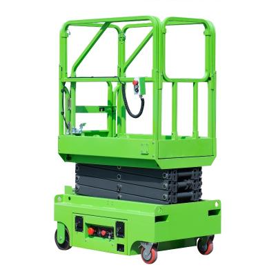 China Mini Scissor Lift with 3.9m Platform Height and 240kg Load for sale