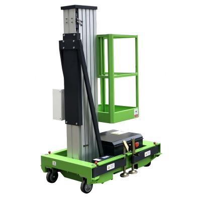 China Single Mast Aerial Platform Lift 8m And Loading 130Kg for sale