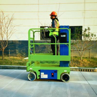 China Self Propelled Full Electric Vertical Lift Oil Free Aerial Work Solution for sale