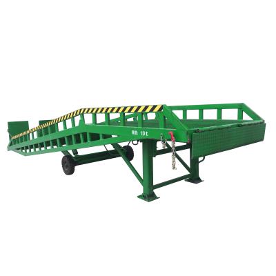 China 10000Kg Loading Capacity Mobile Dock Ramp 1.8 Meters Working Height for Logistic Park for sale