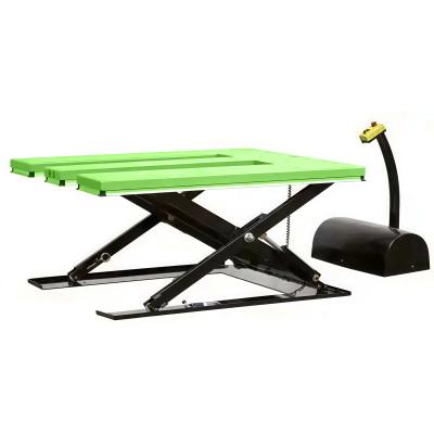 China Hydraulic Stationary Scissor Lift Platform Industrial Low Profile Lift Table for sale