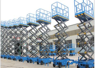 China 300Kg Loading Portable Scissor Lift , High Loading Hydraulic Elevating Platform for sale
