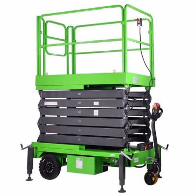 China 7.5 Meters Light Duty Hydraulic Mobile Scissor Lift with Motorized Device for sale