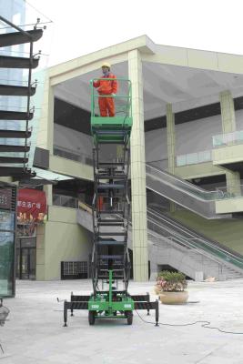 China 16 Meters AC DC Power Supply Mobile Scissor Lift For Painting , Cleaning for sale