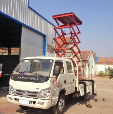 China 6 500KG-van de Industriële Hydraulische Opheffende Vrachtwagen Opgezette de Schaarmeters Lift van de Ladingscapaciteit Te koop
