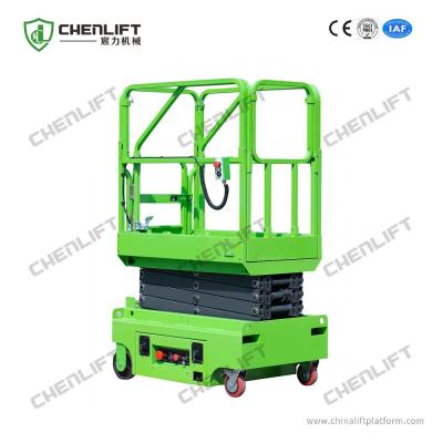 China Mini Mobile Scissor Lift 3 Meters High 240kg Loading Capacity Easy Operation for sale