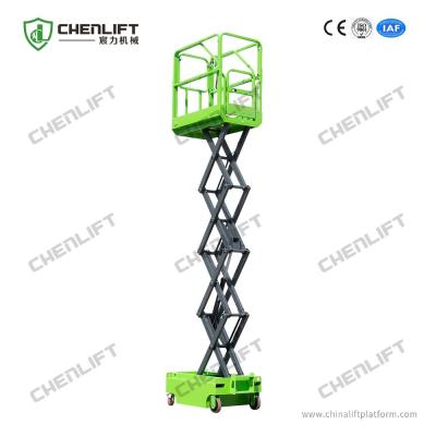 China Mini Single Man Scissor Lift 240kg Loading Capacity With Extension Platform for sale