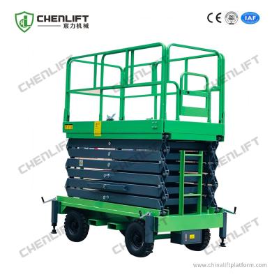 China 16m Height 500Kg Loading Capacity Hydraulic Lift Platform Stable Structure for sale