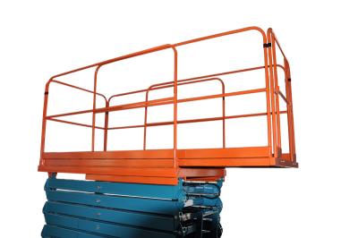 China 450Kg AC / DC Adjustable Extension Heavy Duty Scissor Lift with Four Wheel , Customized for sale