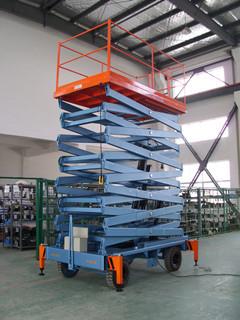 China Vertical hydraulic elevating platform , Hospital telescopic electric scissor lift for sale