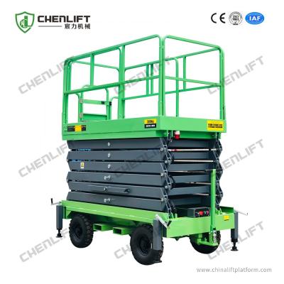 China Mobile Scissor Lift With 300Kg Loading Capacity with 11m working height for sale