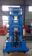 中国 10m/ホテルの三重のマストの電気引き装置が付いている移動式仕事プラットホームは説得運動します 販売のため