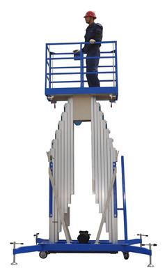 18M 150KG Six  Aluminum Aerial Work Platform for Lobby , Restaurant , Railway Stations