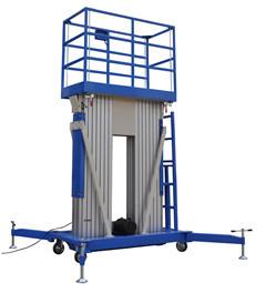 中国 二重マスト、耐圧防爆タイプが付いている空気の働きプラットホームを引く 200Kg 販売のため