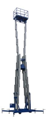 중국 16m 하중 초과 보호 적재하는 알루미늄 다 돛대 공중 일 플래트홈 150Kg 판매용