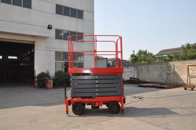China 7.5 Meters Hydraulic Mobile Scissor Lift 500Kg Loading With Extension Platform for sale