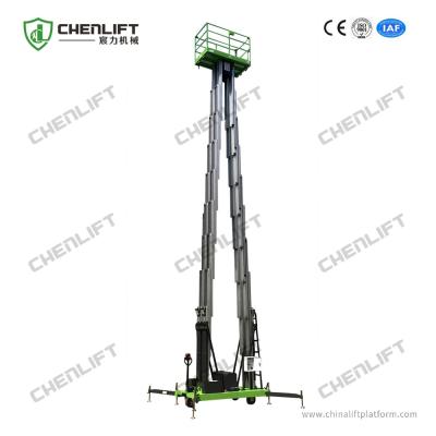China 16m Hydraulic Lift Platform Aluminum Aerial Work Platform Vertical Lift 200Kg for sale