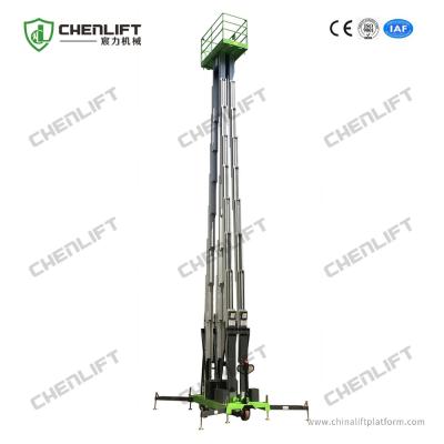 China 16m Hydraulic Lift Platform Aluminum Aerial Work Platform Vertical Lift 200Kg for sale