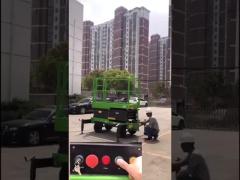 240Kg 5m 6m 확장 플랫폼과 높이 작은 모바일 가위로 일합니다