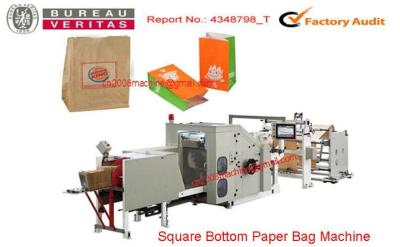中国 200pcs/min に与えるロールが付いている機械を作る自動ショッピング紙袋 販売のため