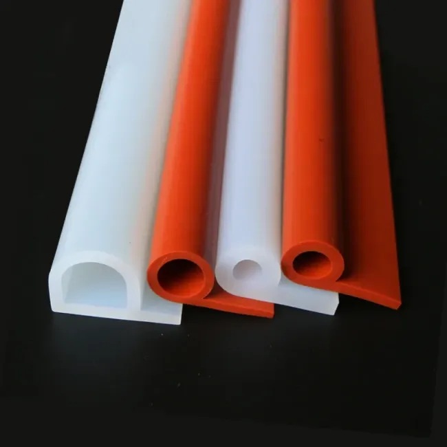 Thermal Insulation Silicone Sponge Weatherproof Closed Cell Structure Rubber Sealing Strip