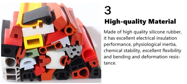 High Quality Silicone Sponge Rubber Foam for Extrusion Door and Window Rubber Profile Sealing Strips