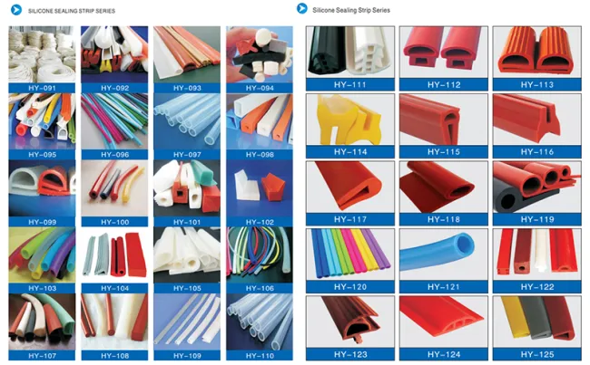 High Quality Silicone Sponge Rubber Foam for Extrusion Door and Window Rubber Profile Sealing Strips