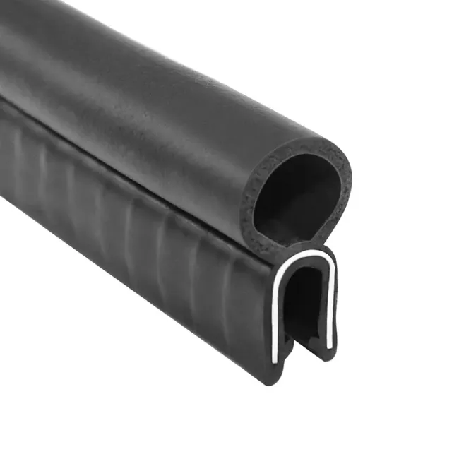 U Shape Anti Collision Car Window Door Trim Flexible Door Edge Seal Weatherstrip