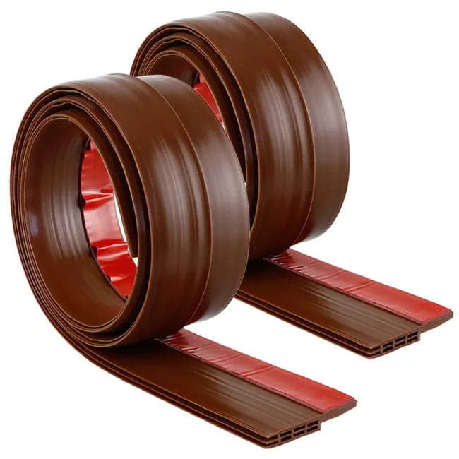 High Quality TPE Silicone Rubber Door Bottom Seal Strip Self-Adhesive Draft Stopper Weatherstrip