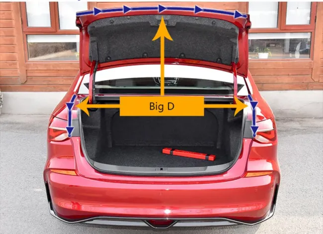 Strong Adhesive EPDM Foam Rubber Door Seal Strip P Z D B Shape Weather Stripping Cars Self-Adhesive Door Weather Cutting Welding
