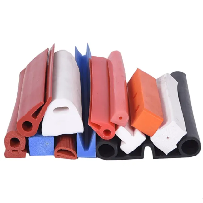 Heat Resistant High Temperature Extruded P Shaped Oven Door Seal Gasket Strip in Black/White/Red