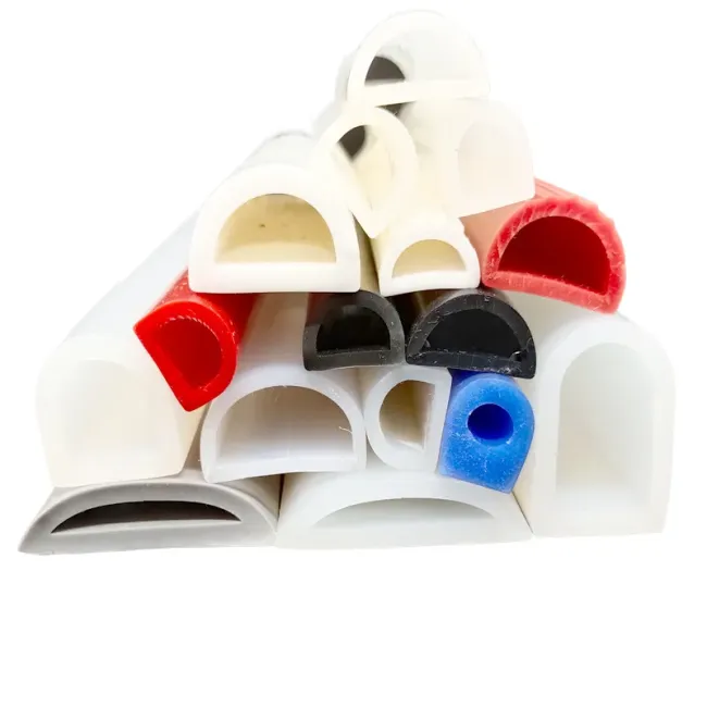 Heat Resistant High Temperature Extruded P Shaped Oven Door Seal Gasket Strip in Black/White/Red