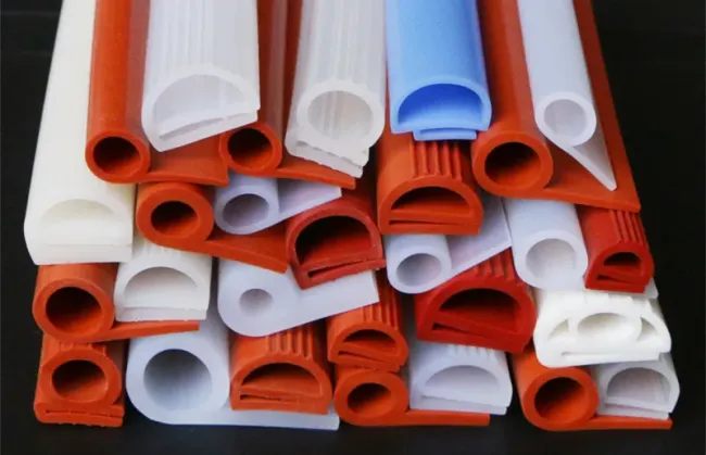 E-Shape Silicone Rubber Sealing Strip E-Type Heat Resistant Oven Door Seal Strip for Freezer &amp; Steaming Machine