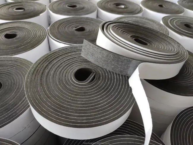 Single Sided Adhesive EVA Foam Sponge Sealing Strip Tape Self-Automatic Shockproof Door Window Seal Rubber EPDM Silicon PU Foam EVA Seal