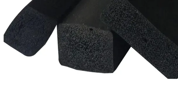 Rectangle Shape Rubber EVA Foam Sponge Tape Profile Seals Cord Seal Strip