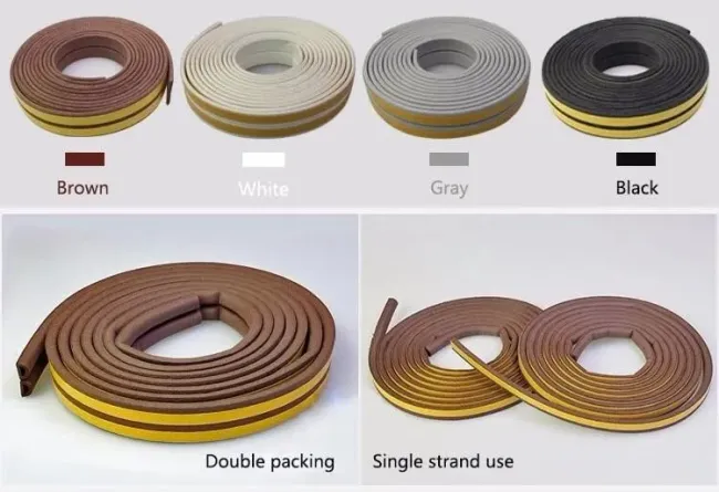 Self-Adhesive EPDM Foam Rubber for Door and Window Sealing EVA Foam Sponge Tape