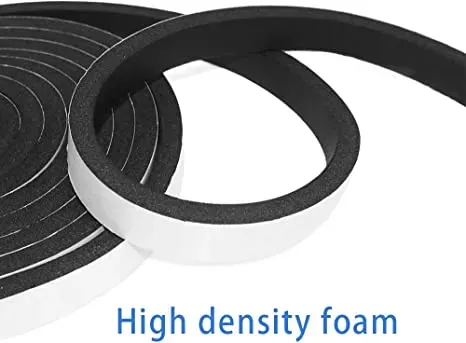 Weatherproof 10mm EVA OPP Foam Sponge Tape for Doors Windows 10mm Single Sided Soundproofing Insulation Peel Door Seal