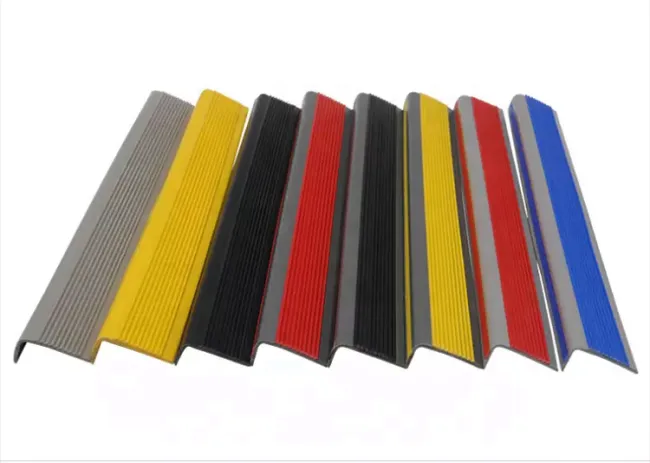 Indoor Outdoor PVC Stair Nosing Edge Trim Strips Customizable Transition Strip for Stairs Cutting Service Included