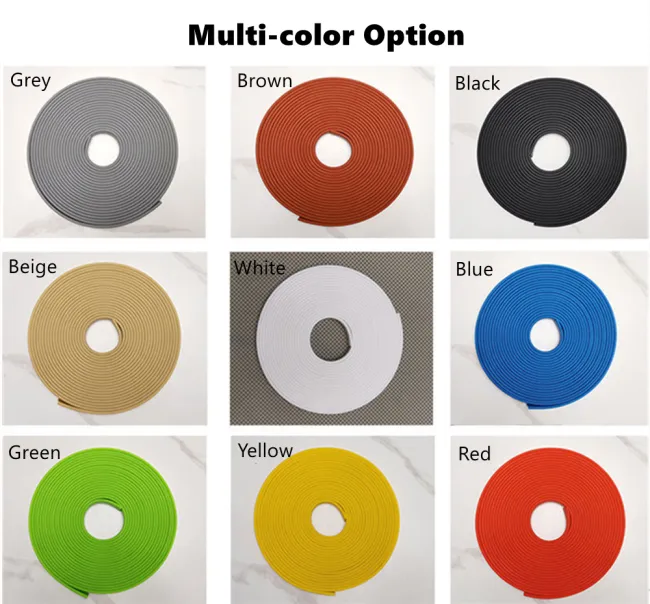 TPE PVC U Shape Furniture Edge Banding Trim Sealing Strip Tape for Cabinet Desk Protector