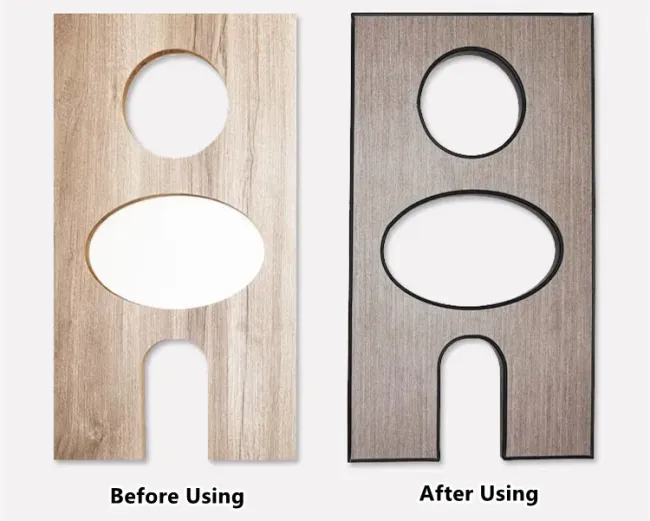 TPE PVC U Shape Furniture Edge Banding Trim Sealing Strip Tape for Cabinet Desk Protector