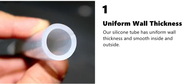 Silicone Tubing High-Temperature Pure Silicone Hose Tube Clear Pipe for Home Brewing Air and Liquid Transfer