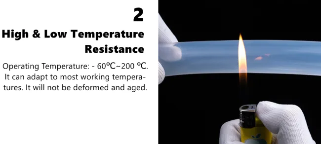 Silicone Tubing High-Temperature Pure Silicone Hose Tube Clear Pipe for Home Brewing Air and Liquid Transfer