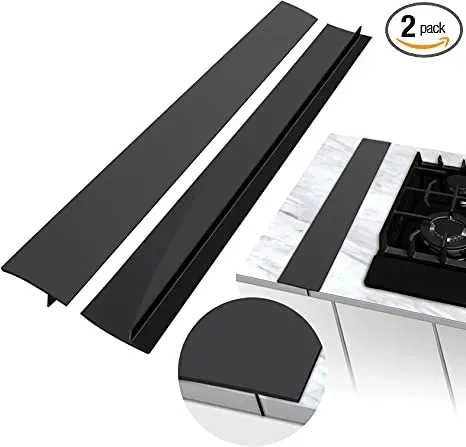 Easy Install and Clean Kitchen Stove Counter Silicone Gap Cover Heat Resistant Gap Filler with Moulding Processing Service