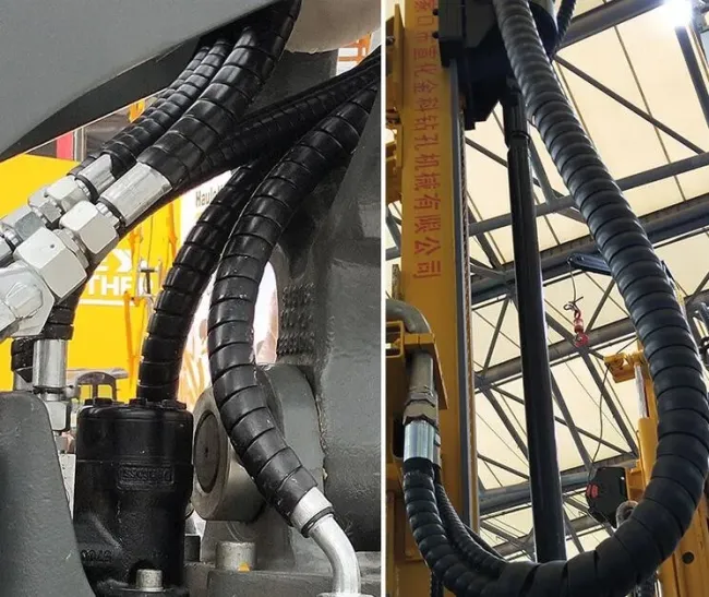Spiral Spring Wrap Guard Soft Sleeve Diameter Spiral Cable Winding Spiral Guard Hydraulic Hose