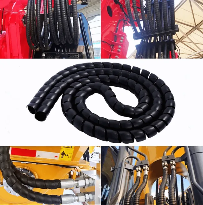 Colorful Plastic Protection Spiral Sleeve for Hose Guard Wrap / Hose Guard / Cablepiral Wrap